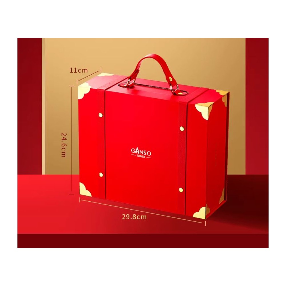 Coffret cadeau de luxe Ganso pour le Nouvel An chinois, en forme de ...